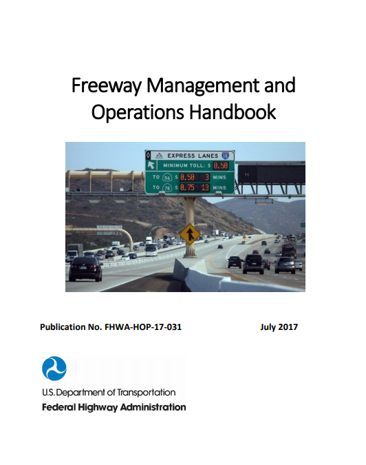 2017 Freeway Management And Operations Handbook Mcgurrin Consulting